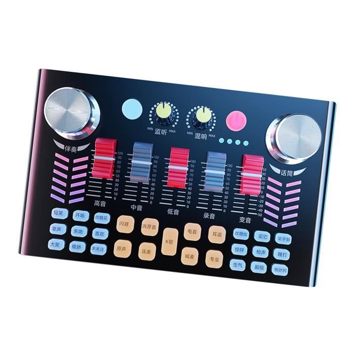 Kit de diffusion en direct - MOTHINESSTO - V18 - Microphone haute ...