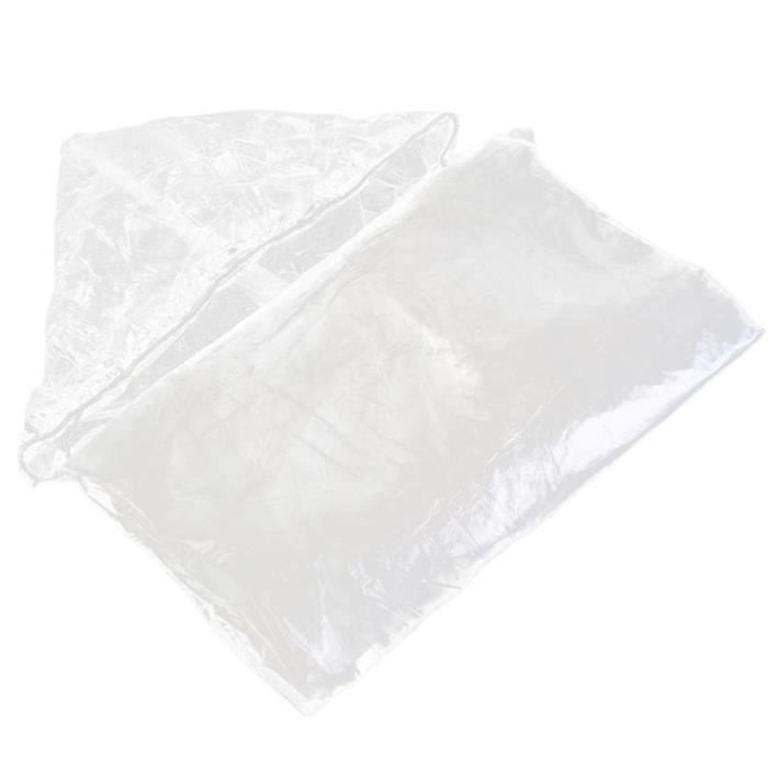 Trench,Imperméable jetable avec capuche à cordon, 6-8 pièces, manches ...