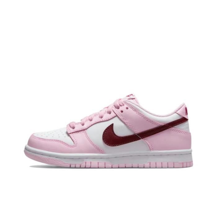 Nike Dunk Low Cherry flower powder Blanc et rose - Cdiscount Chaussures