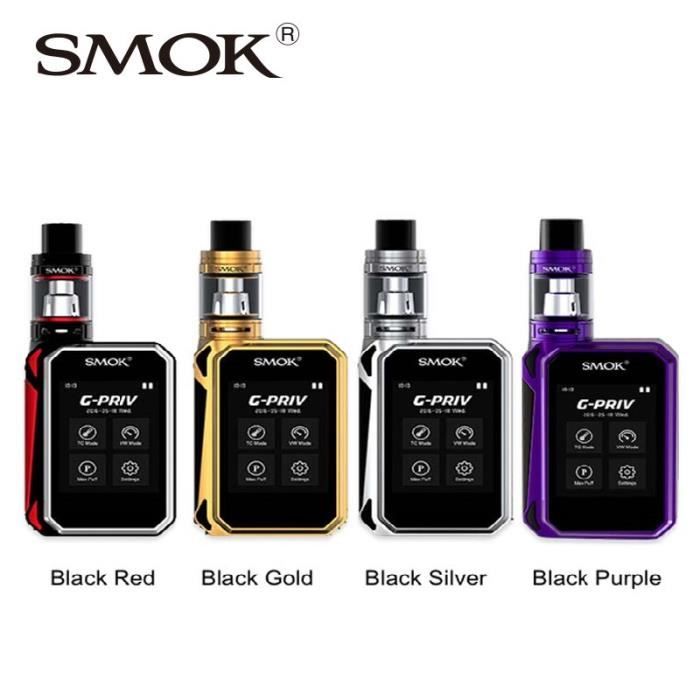 Original Smok G-Priv 220W Touch Screen Mod (+ TFV8 Big Baby Atomizer ...