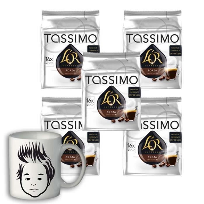 5 Tassimo Tassimo L'Or Espresso Forza + Mug - Cdiscount Au quotidien