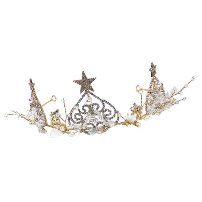 Couronne de Cheveux - UNBRANDED - Tiare en Cristal - Bijoux Élégant ...