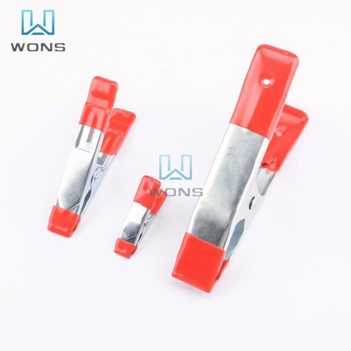 Pince à ressort en métal de 2/4/6 pouces - YWEI - De serrage - Rouge ...