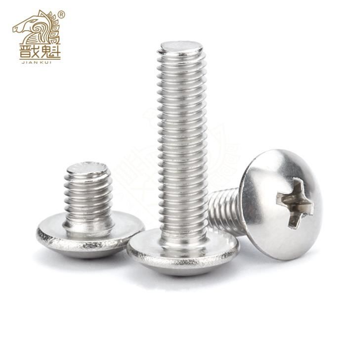 M5(20PCS)-50mm -Vis Philips M3 M4 M5 M6 M8 en acier inoxydable 304, 10-55 pièces, tête plate ...