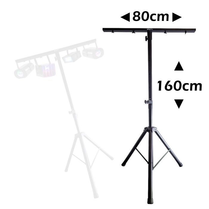 MOOVING LIGHT & SOUND - Pied Support Lumière DJ ML-SUPPORT-DJLIGHT 1m60 ...