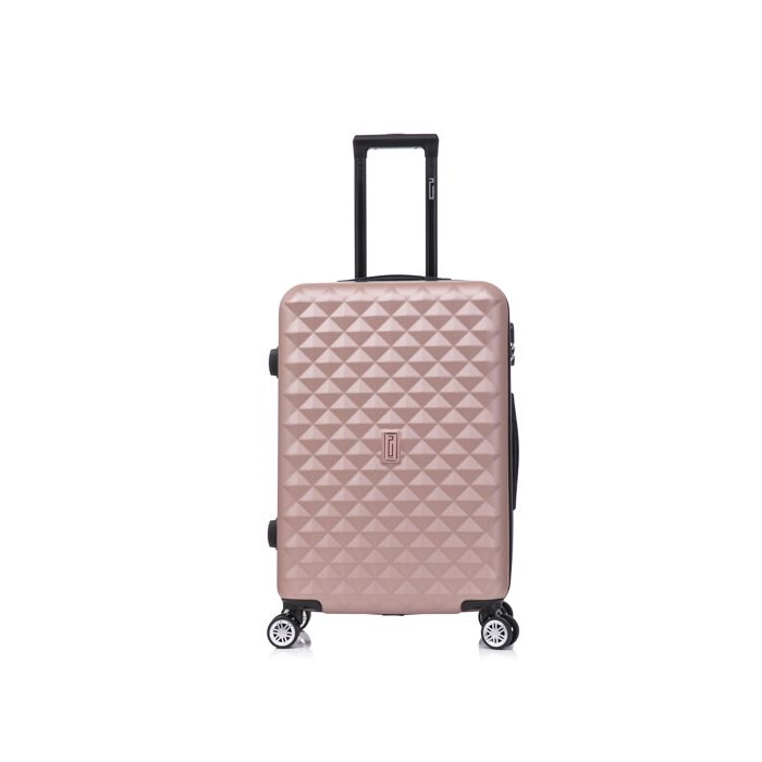 Valise Moyenne 20kg 65cm | Valise CELIMS | ABS | Cadenas | Rose Gold