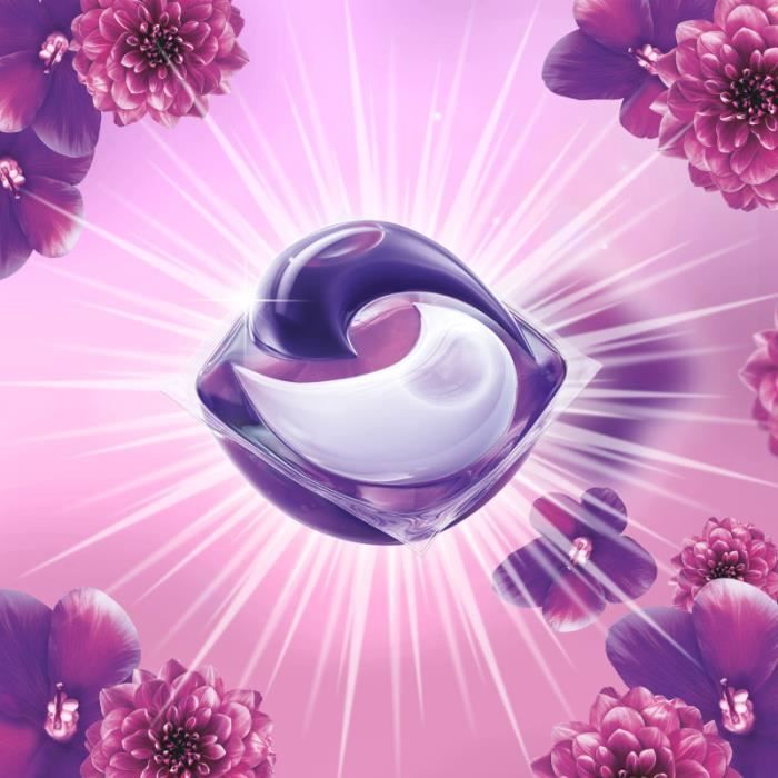 4x19 Pods Tout-en-1 Bouquet Floral, Lessive en Capsules Dash ...