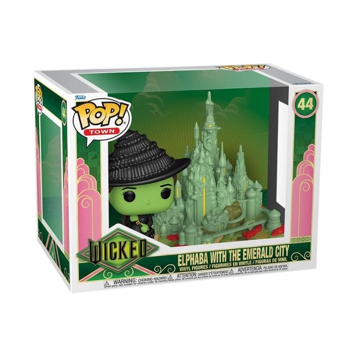 Funko - Wicked - Figurine POP! Elphaba avec the Emerald City 9 cm ...