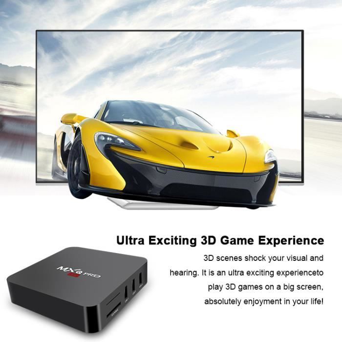 TV Box Amlogic S905X Quad Core 4K Reseau HD STB Android 9.0TV BOX ...