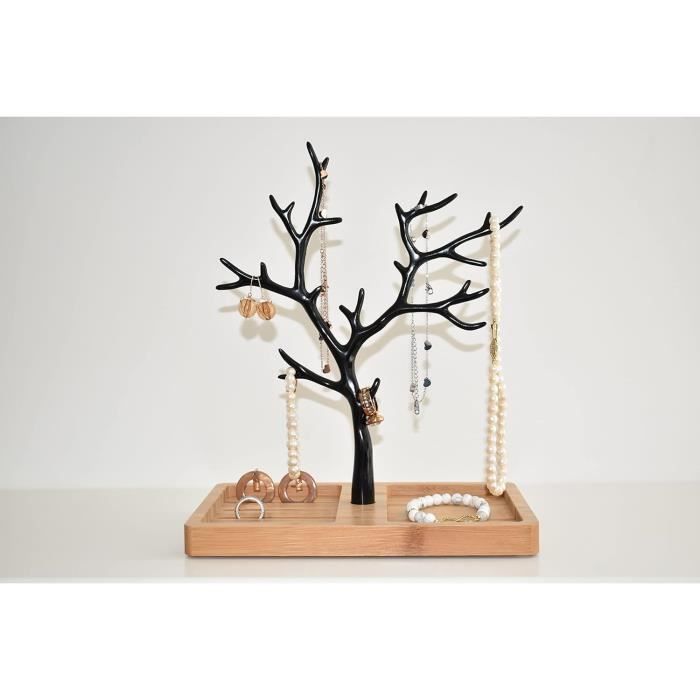 Arbre À Bijoux - Porte-Bijoux - Presentoir A Bijoux Rangement Collier Bracelet Bague Boucle D ...