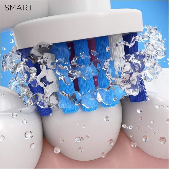 Smart 4 Brosse À Dents Électrique Rechargeable Avec 1 Manche Connecté ...