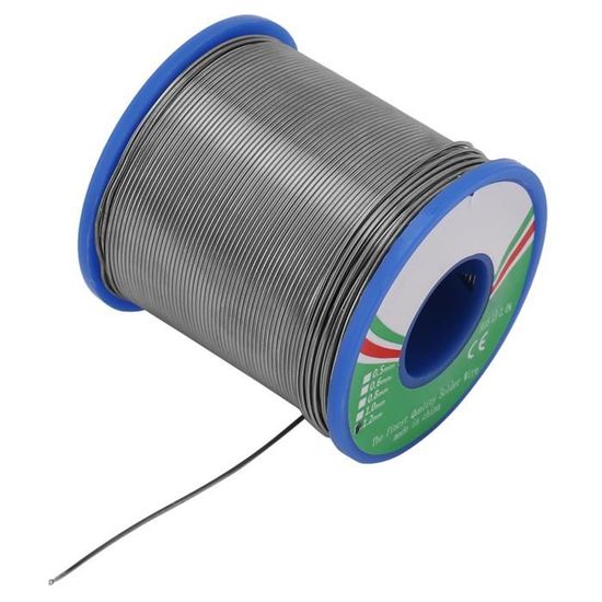 Duokon Fil de soudure en étain Fer électrique 1.0 / 1.2mm 40% bobine de soudure de rouleau de ...