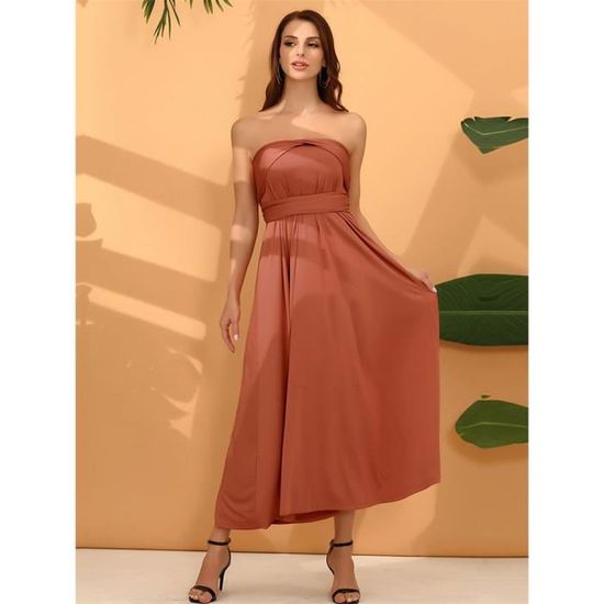 Robe,Robe Infinity Longue de Style Bohème pour Demoiselle d'Honneur ...