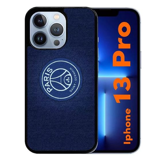 Coque iphone 13 pro - psg paris saint germain - silicone - noir - Cdiscount Téléphonie