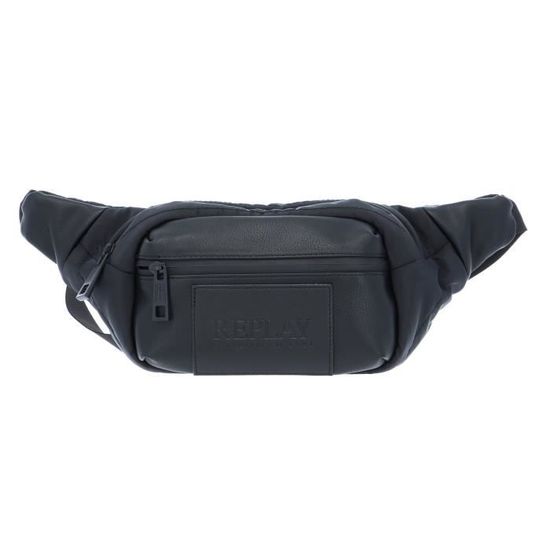 REPLAY Waist Bag Black [99822] Noir - Cdiscount Bagagerie - Maroquinerie