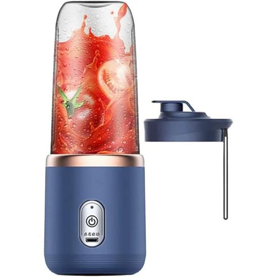6 Lames Portable Blender Fruit Blender Automatique Usb Smoothie Blender ...