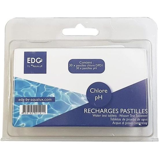 Réactif Pastilles Pour Trousse Analyse Eau Piscine - pH (Phénol Rouge ...