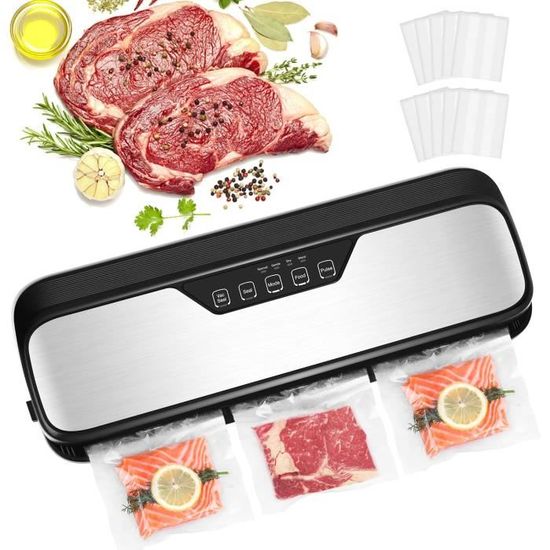 Machine à emballer sous vide pour Aliments 110W gris noir - Cdiscount ...