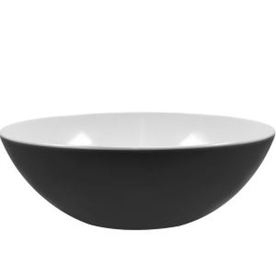 Saladier 32cm Noir-Blanc Zak Designs - Cdiscount Maison