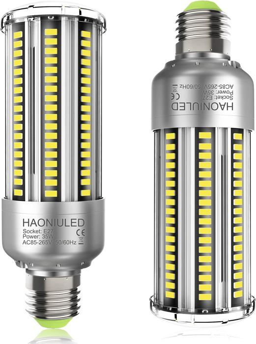 Super Bright Ampoule Led E27 35W Blanc Froid 6500K 4000LM quivalent ampoules incandescence 300W ...