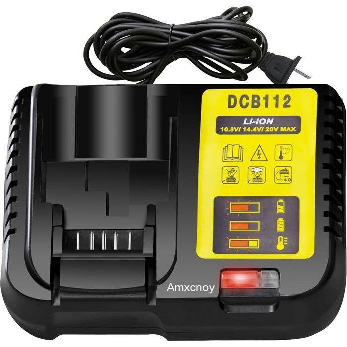 Incarcator compact slim acumulatori DCB112, pentru incarcatorul de ...