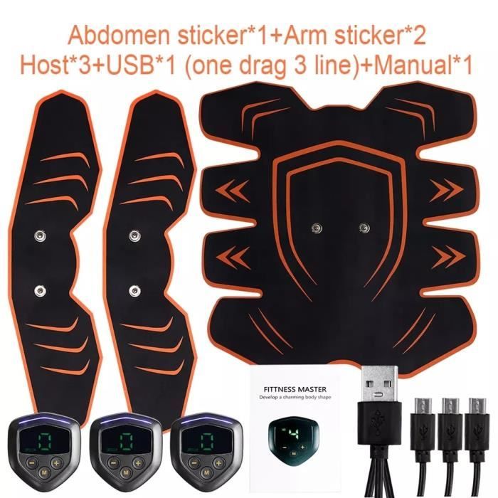 Muscle stimulator E - Ceinture abdominale électrique EMS amincissante ...
