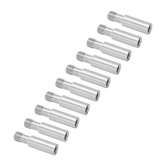 Tube De Gorge Hotend 10 Pièces M6 Hotend Gorge Tube Connexion Directe Robuste En Acier ...