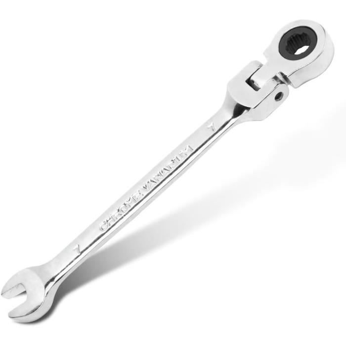 Clé Mixte À Cliquet 7Mm - Acier Au Chrome Vanadium - P1743 - Cdiscount ...