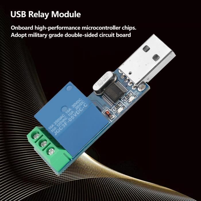 Module de relais USB - CIKONIELF - E-3 - Microcontrôleur performant ... Module de relais USB - CIKONIELF - E-3 - Microcontrôleur performant ...