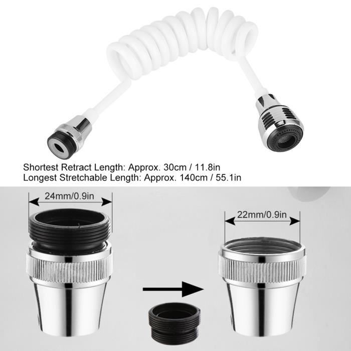 MSA Prolongateur Allongé De Robinet De Cuisine Ménage Tuyau Long ...