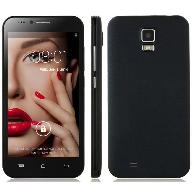 Téléphone portable Smartphone Android 5'0 Pouce MTK6572W, Cortex A7 ...