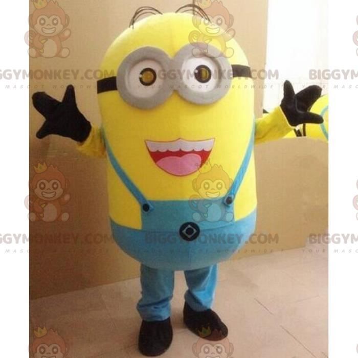 Costume de mascotte BIGGYMONKEY™ Minion - Dave (Grand sourire ...