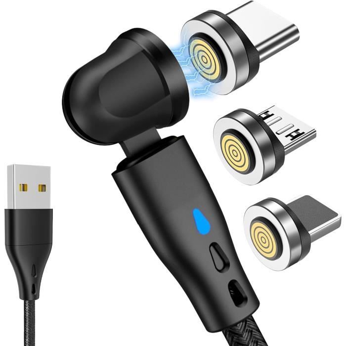 Chargeur Magnétique Usb C, 18W Câble Magnetique Charge Rapide 2A ...