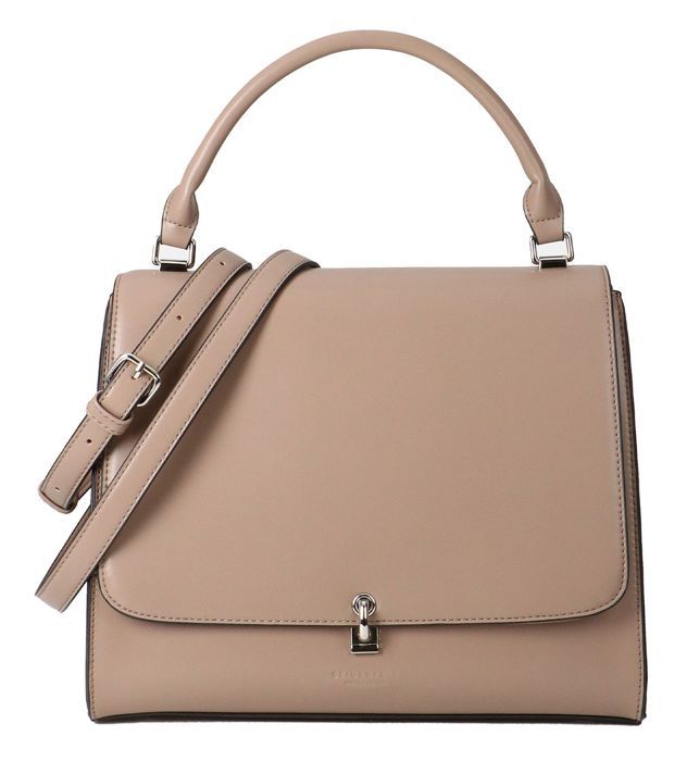 SEIDENFELT MANUFAKTUR Sac à main brun clair pour femme - Kisa Satchel ...