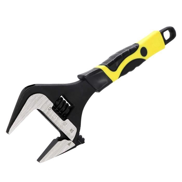 Clé à Molette - SODIAL - Ultra-Fine à Ouverture - 8 Pouces - Noir ...