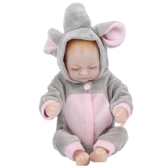 TMISHION Poupée bébé en silicone Mini Poupée Bébé Jouet de Bain ...