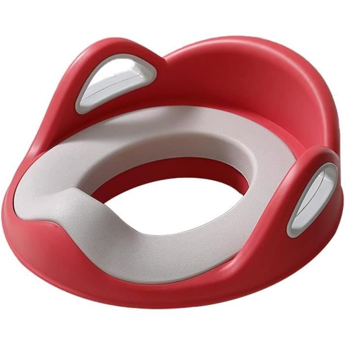 Reducteur Wc Enfant Avec Poignée Dossier Protection Anti-Éclaboussures ...