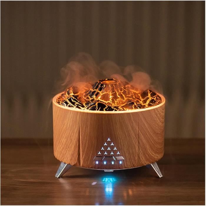 Diffuseur Huile Essentielle Flamme Diffuseur D'Arômes Et Humidificateur ...