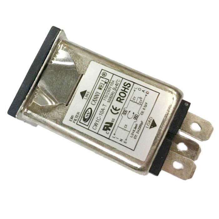 BOBINE - INDUCTANCE - SELF 1 pièce Socket EMI Filter Pookso1 ...