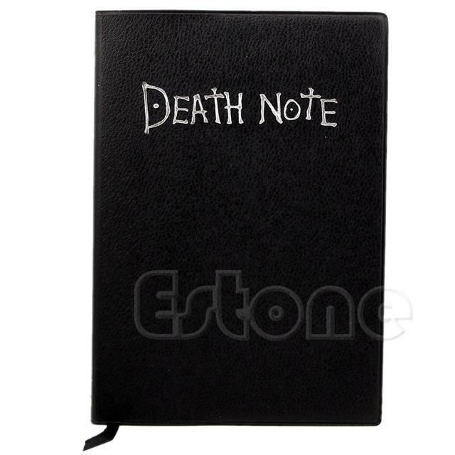 CAHIER,Black--Carnet De Note Inscription Death Note, Cahier D'école D ...