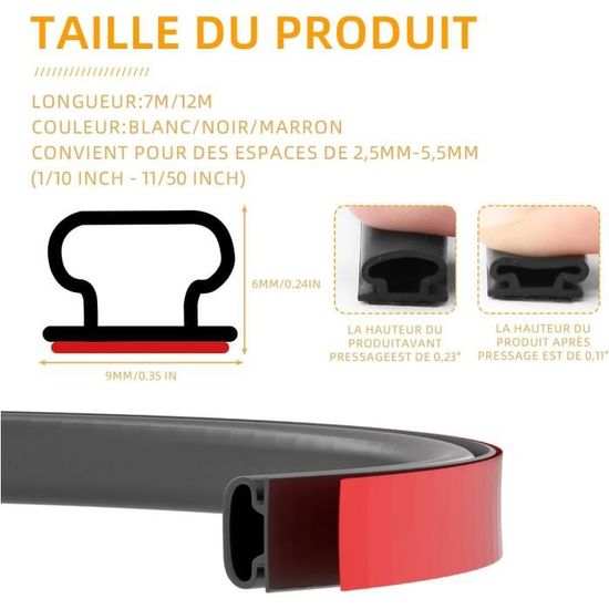 Joint Fenetre Isolation, Joint De Porte D'Entrée D-Profil, Isolant ...