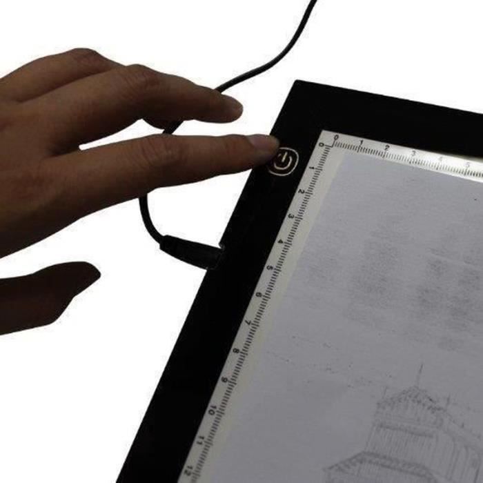 VERYNICE-Huion LED Light Pad Tablette Lumineuse Réglable A4 Avec des ...