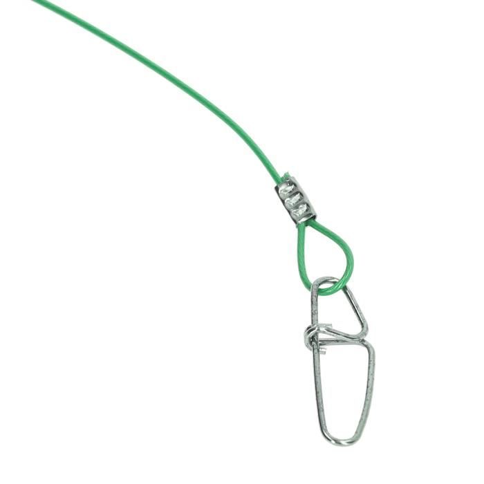 NEUF Bas de ligne de pêche 10 Pcs 50 cm Fil De Pêche Rigs Leaders Anti ...