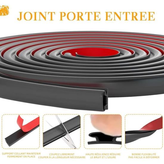 Joint Fenetre Isolation, Joint De Porte D'Entrée D-Profil, Isolant ...