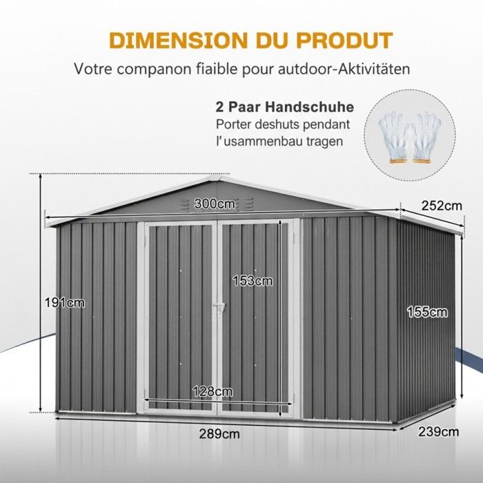 Abri De Jardin Metallique 15m2null