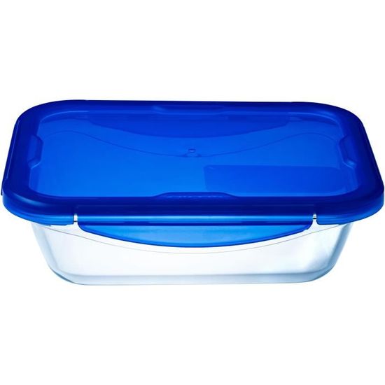 Boîte rectangulaire avec couvercle - PYREX - 1451028 - 30 x 23 cm - 3 ...