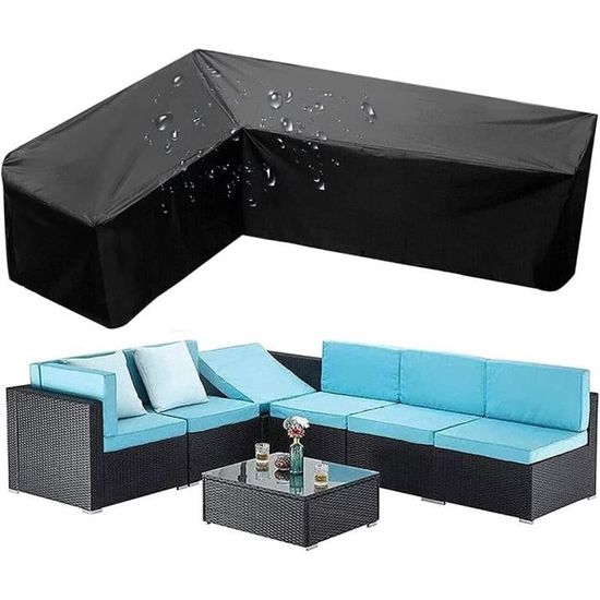 Housse Canapé d'angle Jardin ImperméAble ExtéRieur BâChe De Protection ...