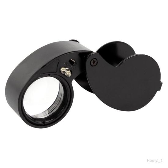 Eye Loupe Portable avec LED Loupe Loupe pour Bijoux Timbres Loupe à ...