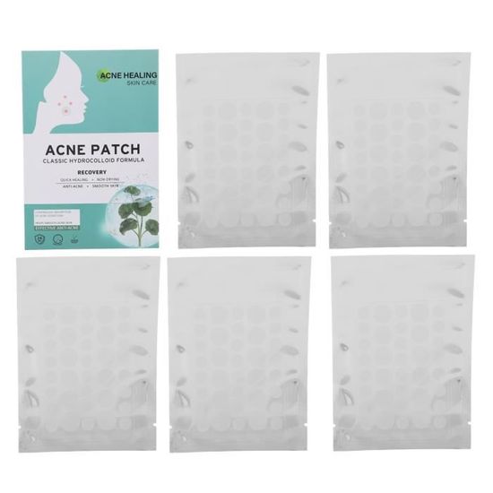 5 Pcs Acné Patch Anti Acné Étanche Transparent Enlèvement Rapide ...