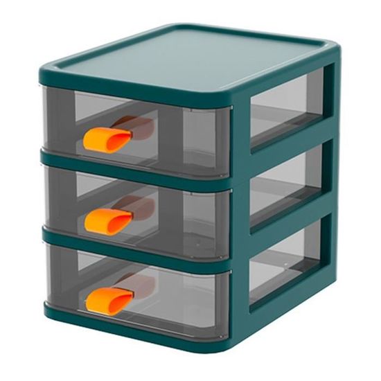 Transparent Desktop Organizer Boxes Storage Drawers Plastic C ...